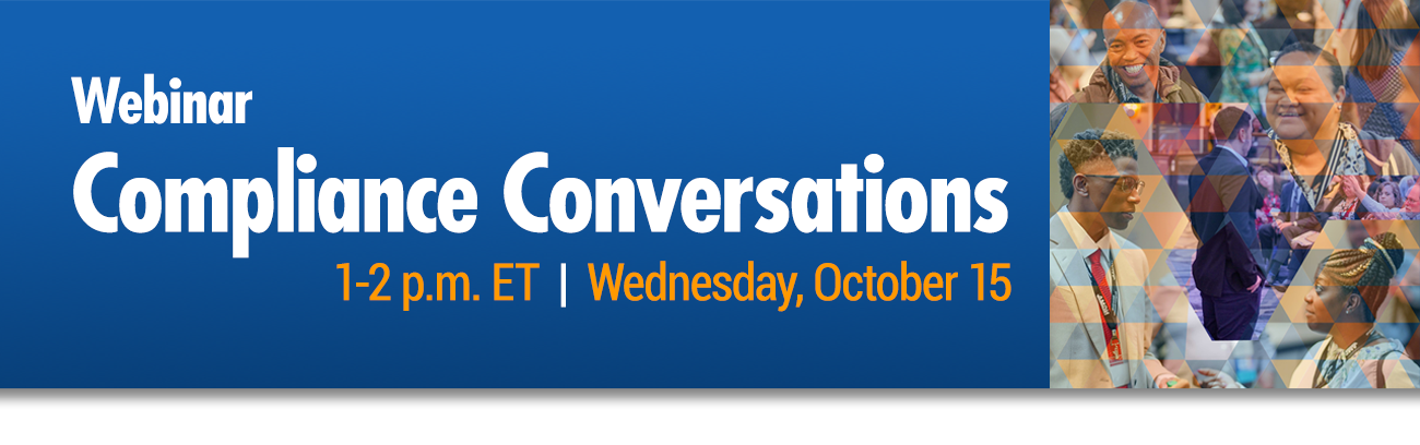 Oct 15 Compliance Conversations Webinar